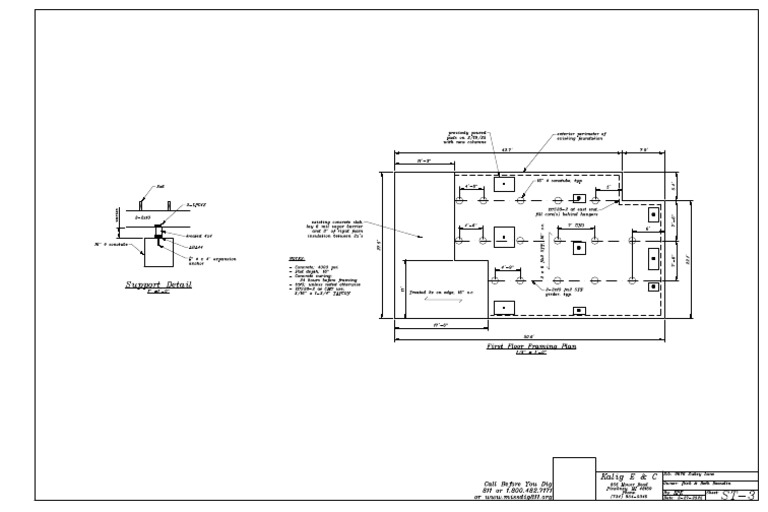 First Floor Plans Pad Layout | PDF