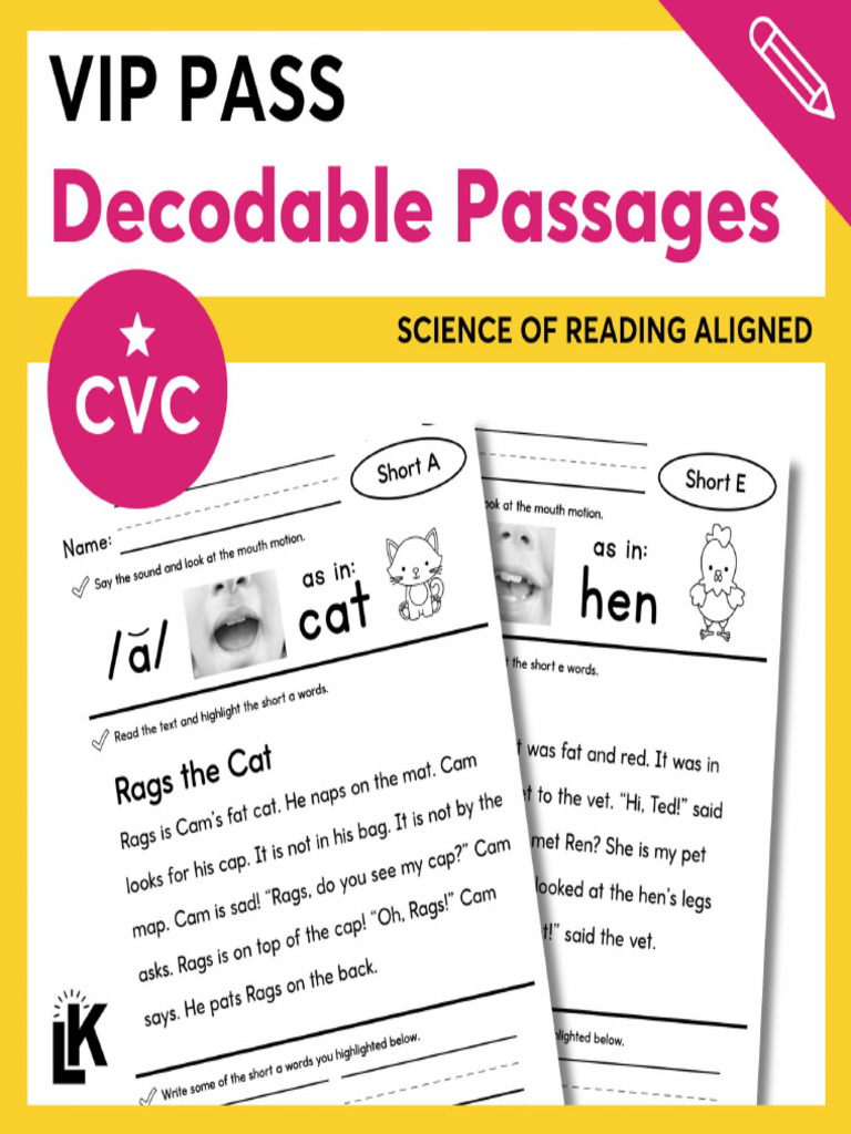 CVC Decodable Passages Overview | PDF | Zoology