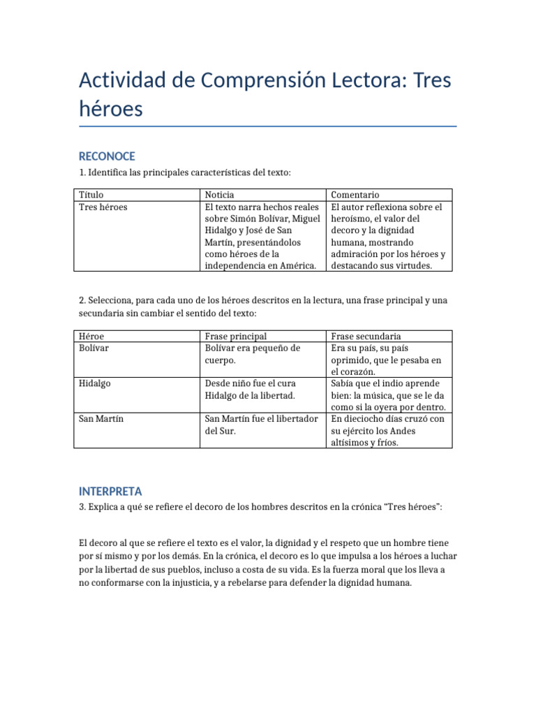 Héroes de la Independencia en América | PDF | Perú | Bolivia