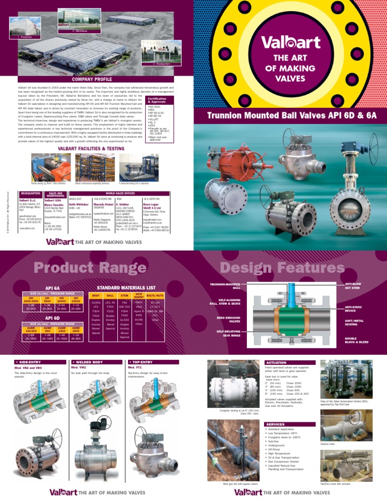 Valbart Flowserve | PDF | Valve | Actuator