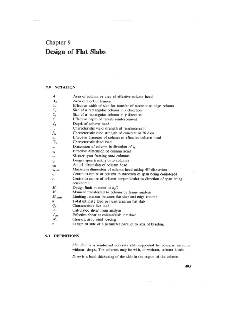 Flat Slab Example | PDF