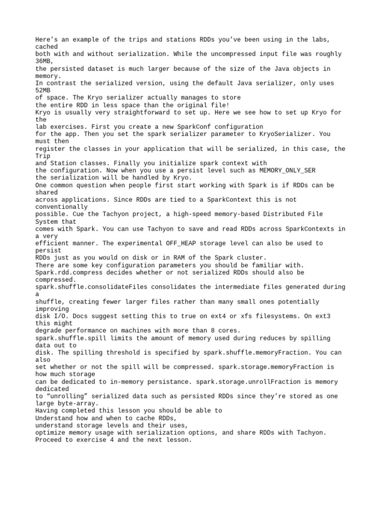 Caching and Serialization - Part 2 | PDF | Operating System Technology | Data Management