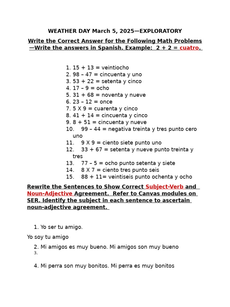 WEATHER DAY March 5 - Exploratory | PDF