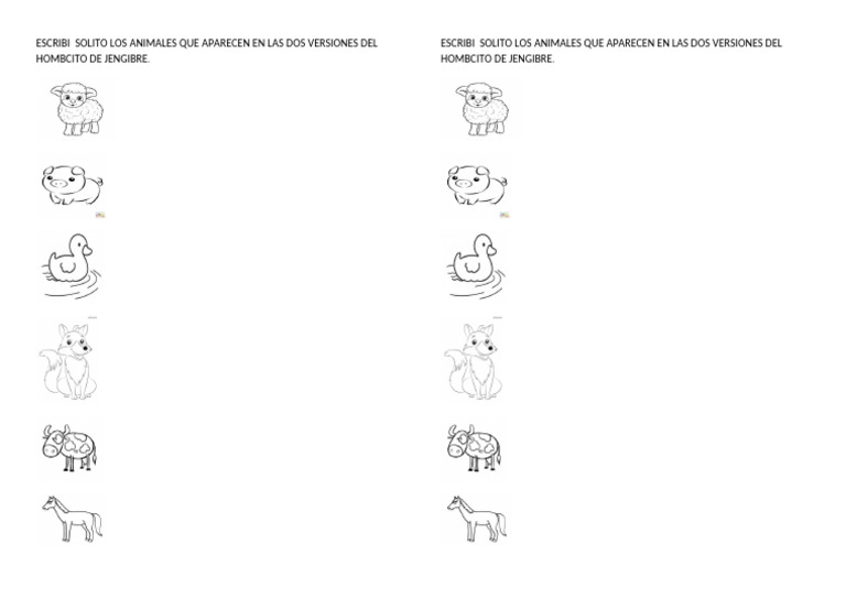 Escritura de Animales | PDF