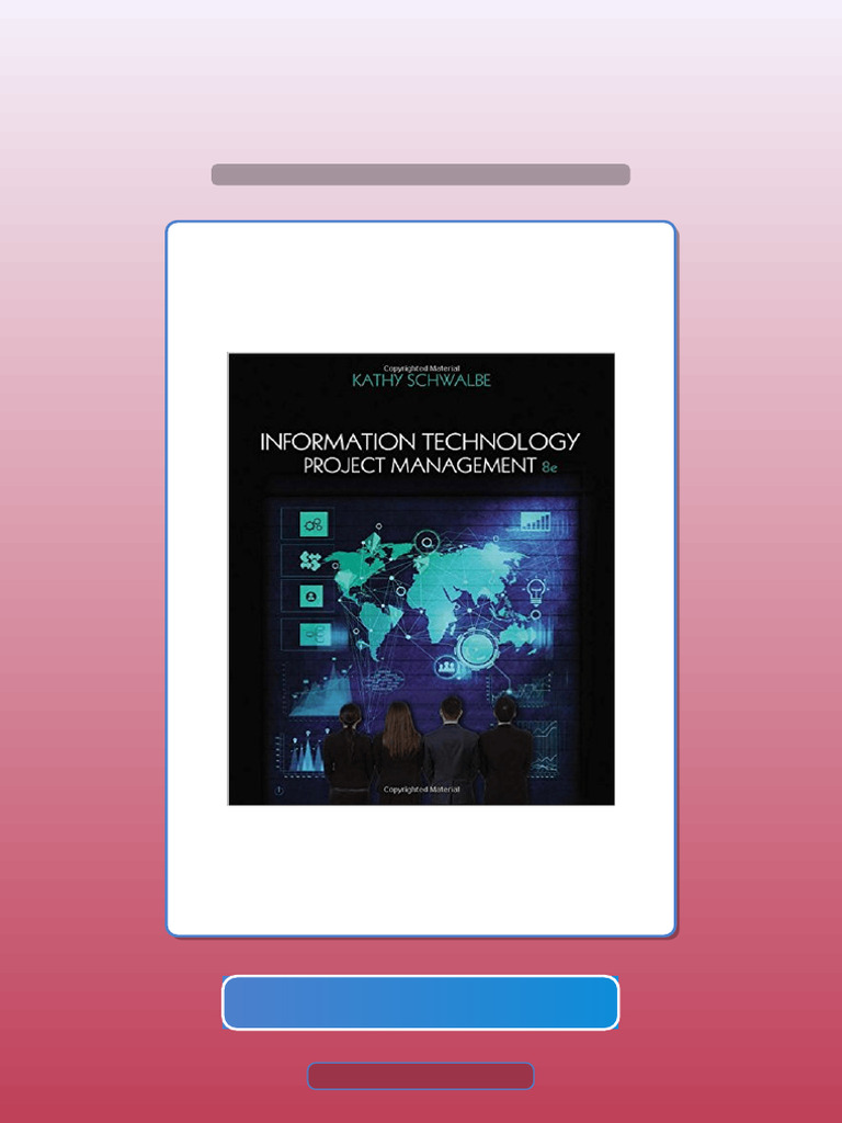 Information Technology Project Management 8th Edition by Kathy A Ebook ...