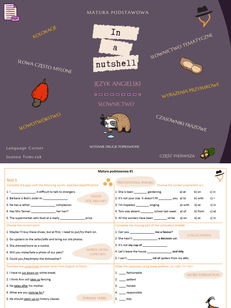 In a Nutshell-language Corner-Demo | PDF | Linguistic Morphology ...