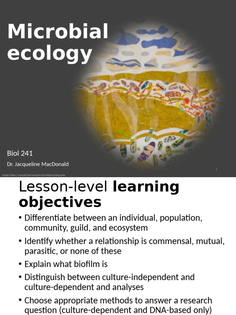 02 - Microbial Ecology | PDF | Polymerase Chain Reaction | Fluorescence ...