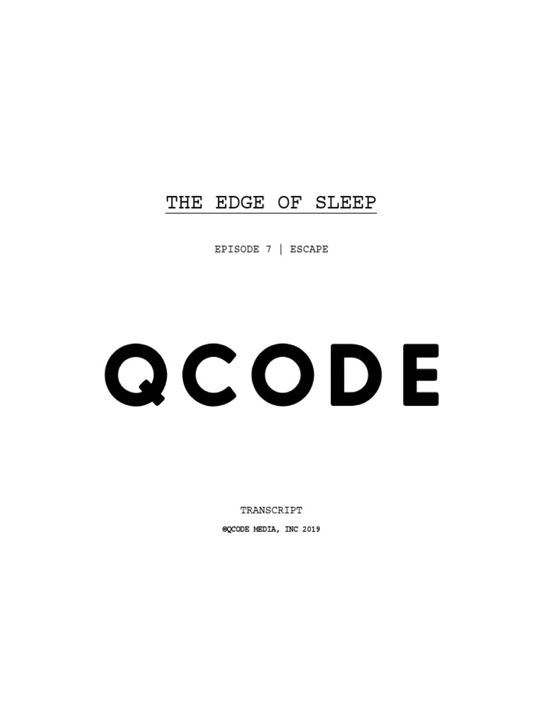 Episode 7: Escape in The Edge of Sleep | PDF