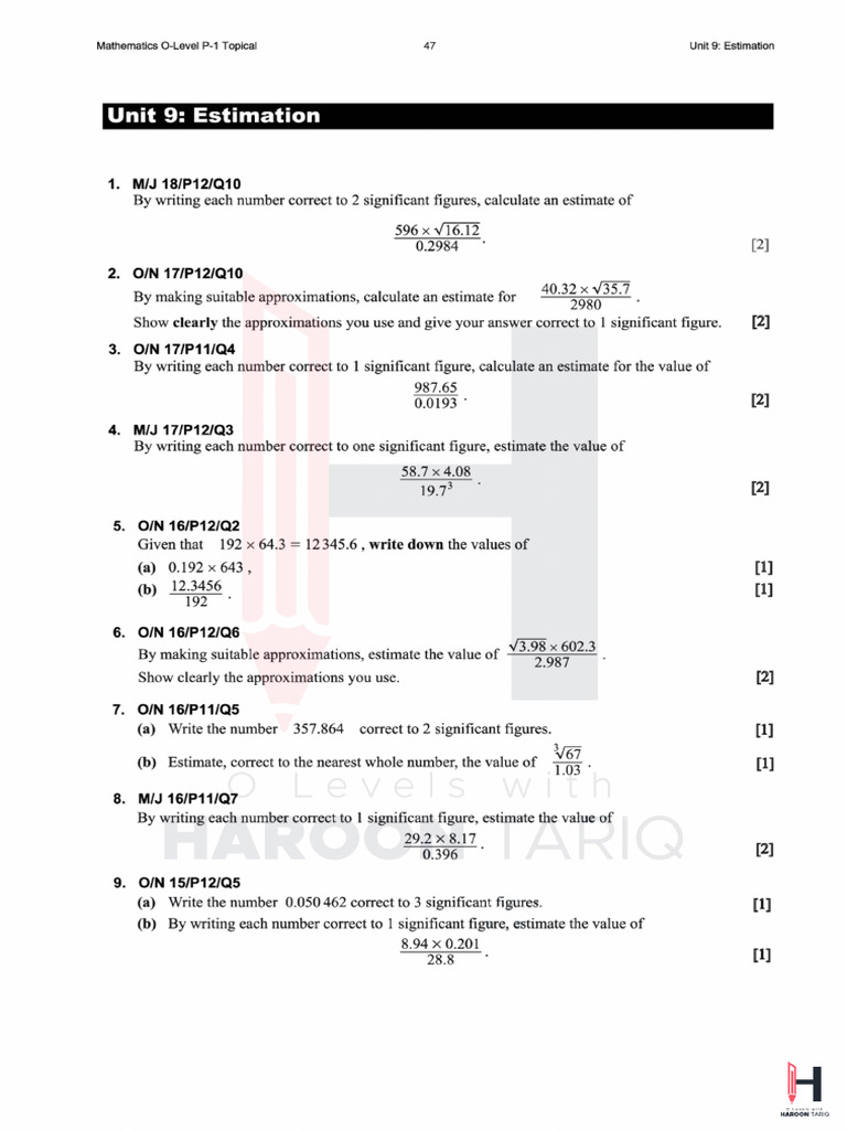 Unit09 Estimation | PDF