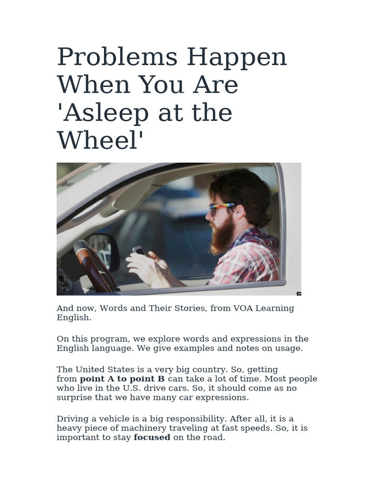 Problems Happen When You Are | PDF