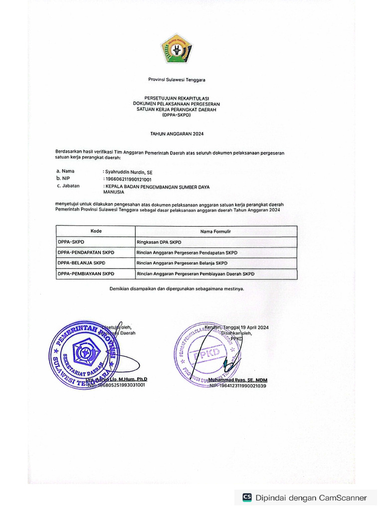 DPA Perubahan 2024 | PDF