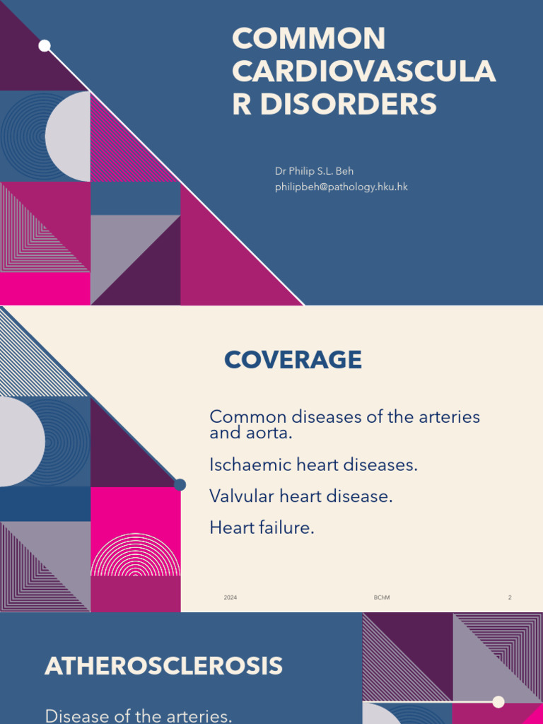 Overview of Common Cardiovascular Disorders | PDF | Coronary ...