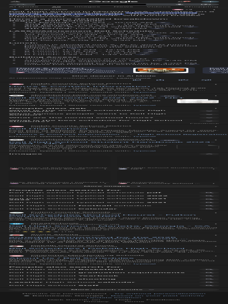 Kell High School Typical Schedule - Google Search | PDF