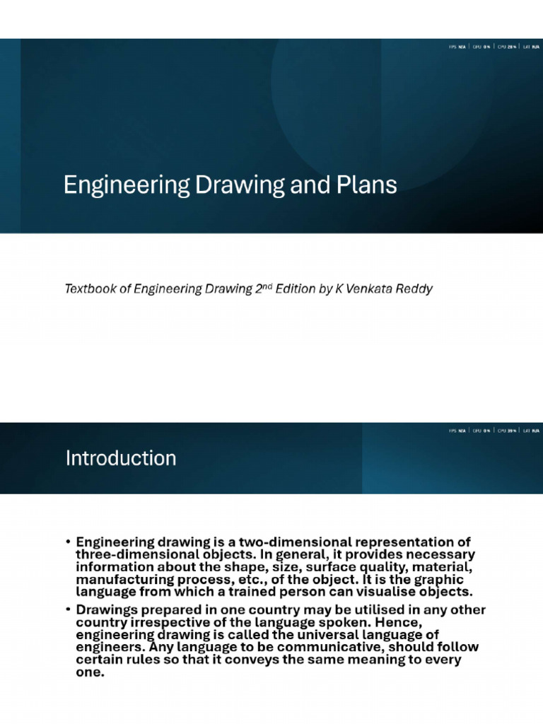Engineering Drawing and Plans Chapter 1 3 | PDF