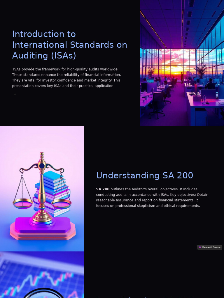 Overview of ISAs and Key Standards | PDF | Audit | Business