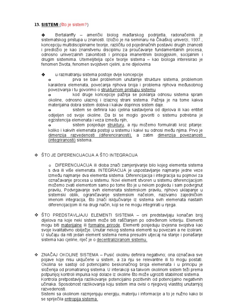 Upravni Sustavi - Skripta | PDF