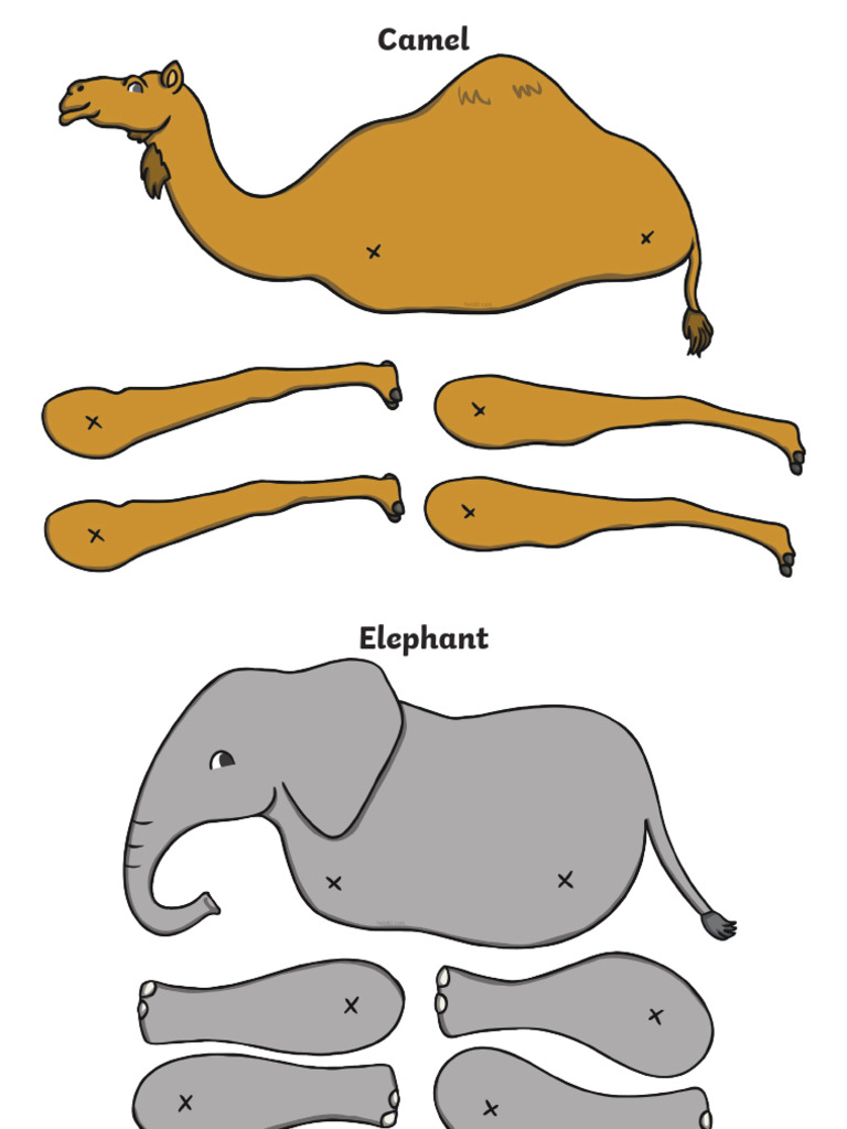Au T 10000822 Split Pin African Animals Activity English Ver 2 | PDF