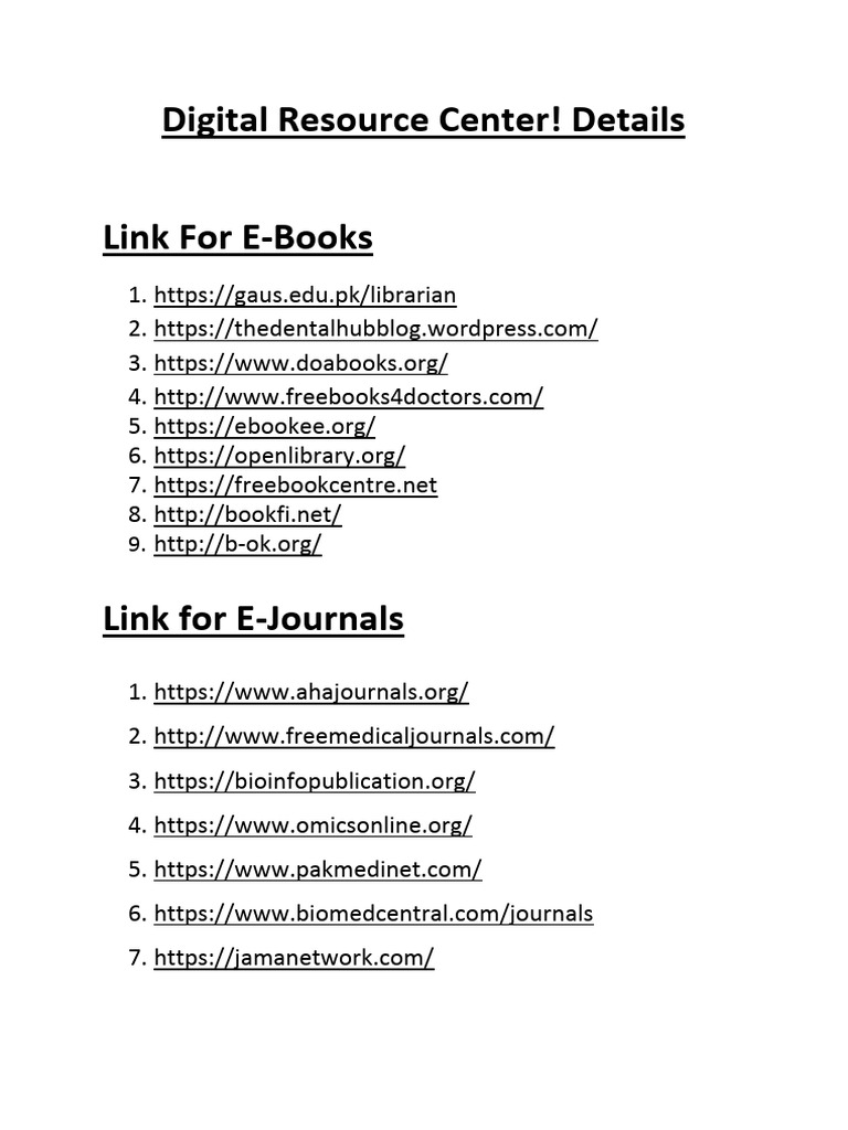 Digital Resource Center | PDF