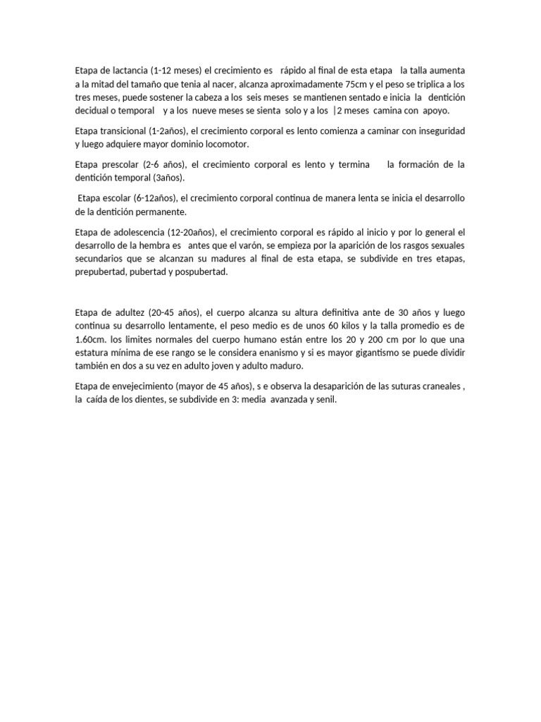 Etapa de Lactancia 3 | PDF