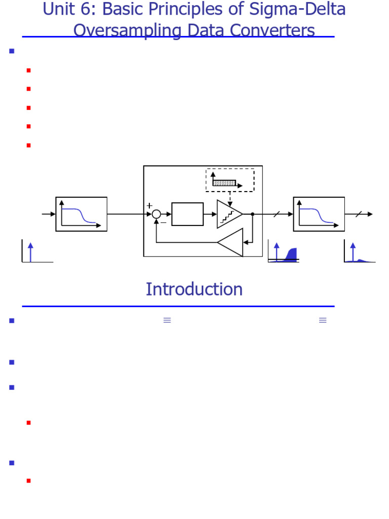 Sigma-Delta ADC Working Principles | PDF | Analog To Digital Converter ...