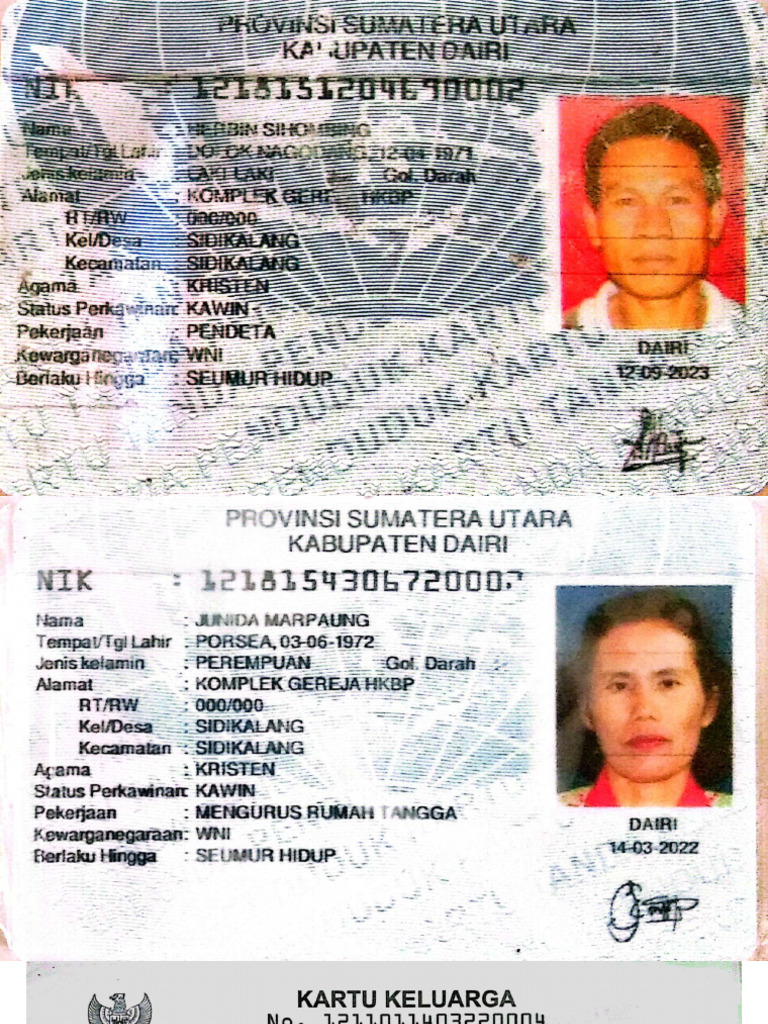 KK & KTP Orang Tua - Compressed | PDF