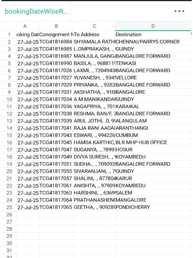 26.07.2025 Professional Courier Tracking | PDF