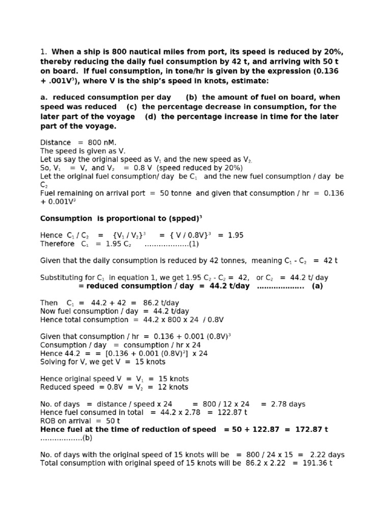 Numericals For Pahse II - TOAZ - Info | PDF