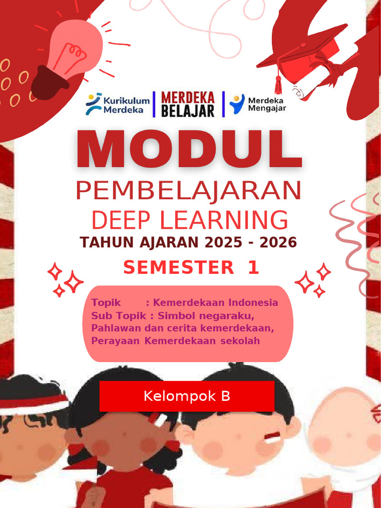 Modul Ajar Deep Learning KLP B Tahun Ajaran 2025-2026 | PDF