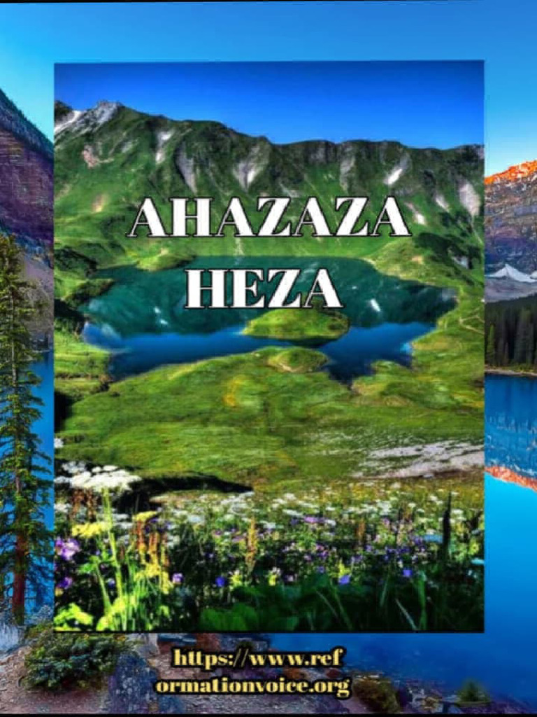 Ahazaza Heza - Action 2 | PDF