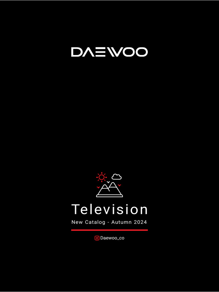 Daewoo Television Brochure Released 24.10.06 | PDF