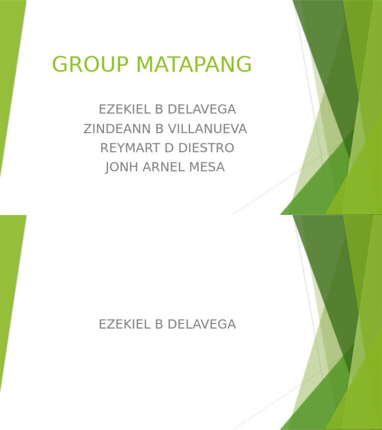 Group Matapang | PDF