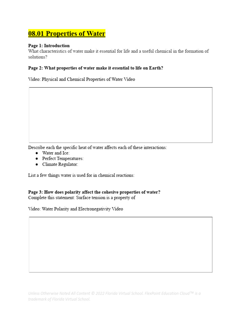 08 - Entire Module 8 Journal Notes | PDF | Ph | Acid