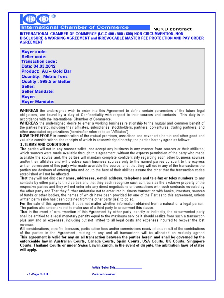Ncnd Imfpa Safa (1) (1) | Signature | Contracts