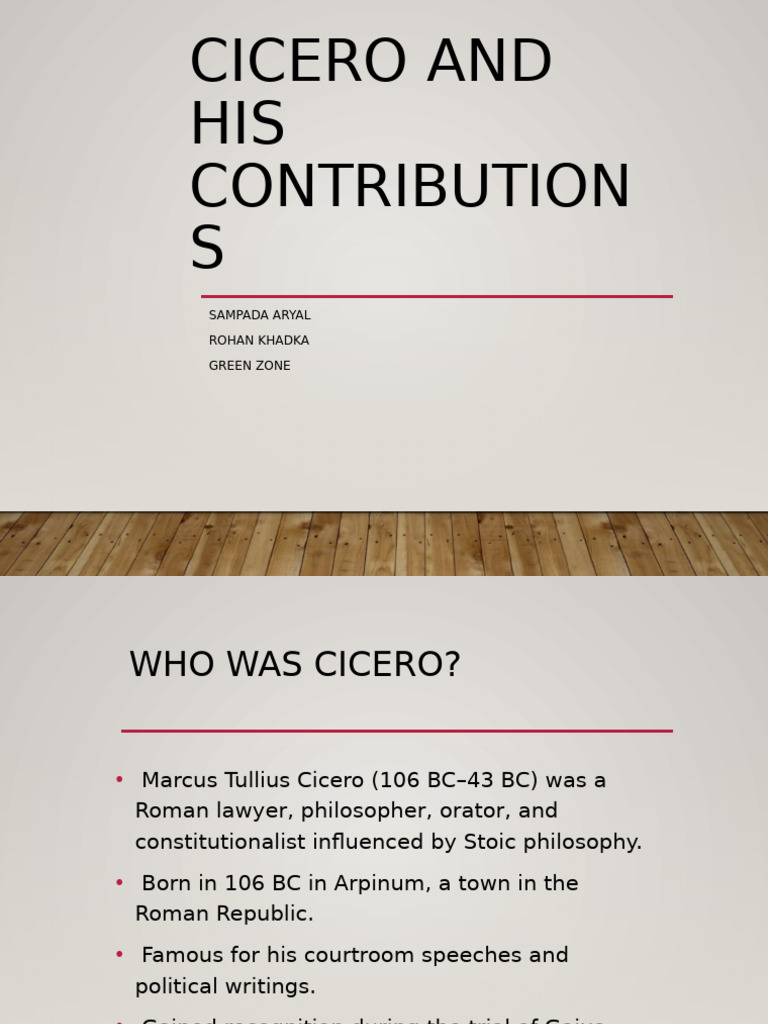 Cicero's Political Philosophy Explained | PDF | Cicero | Natural Law