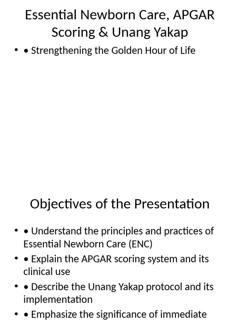 Essential Newborn Care Enhanced Presentation | PDF | Breastfeeding ...