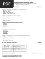 ICSE Class9 Chemistry QuestionPaper | PDF