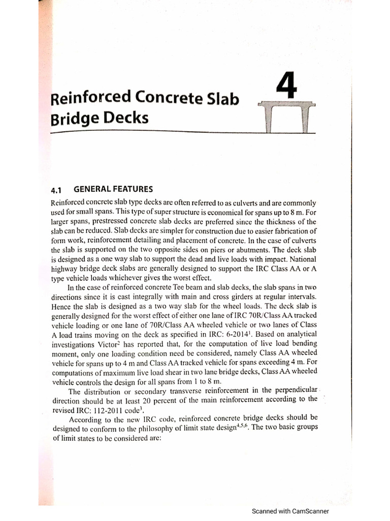 Krishna Raju - Reinforced Concrete Slab Bridge Decks | PDF