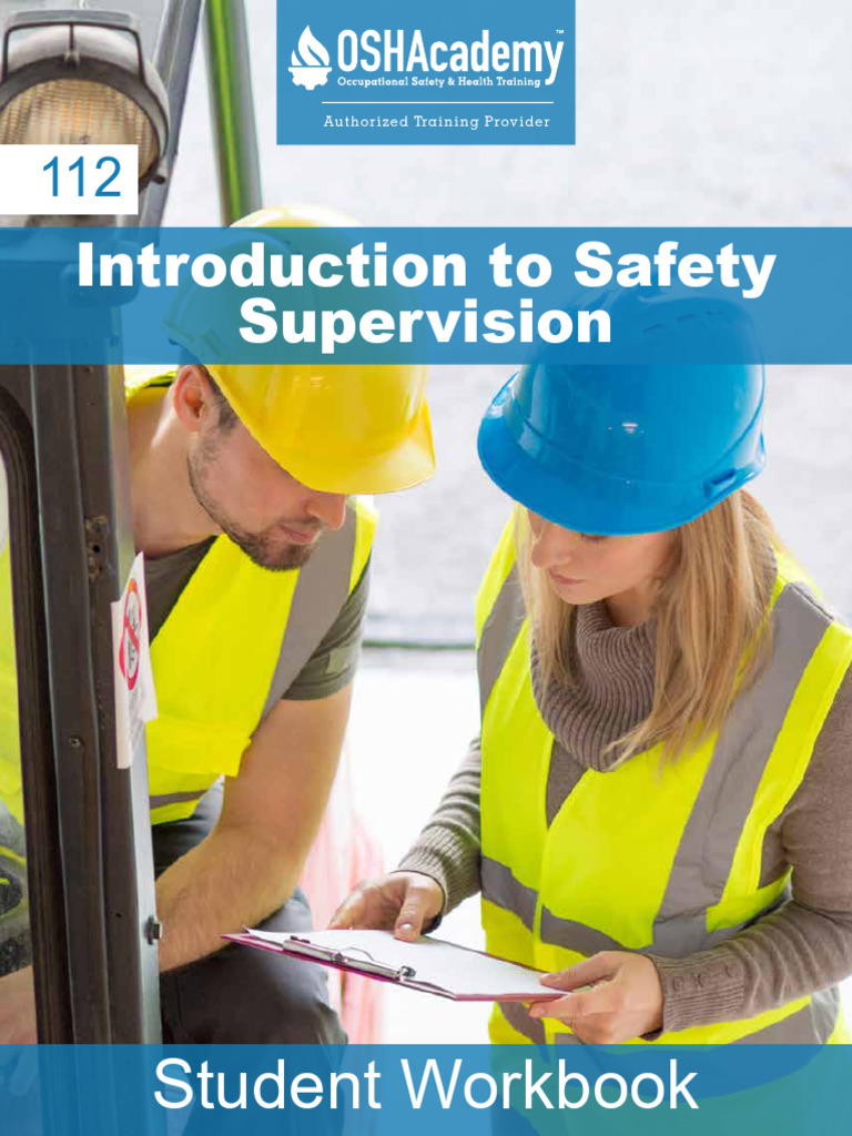 Safety Supervision Student Workbook | PDF | Safety | Copyright