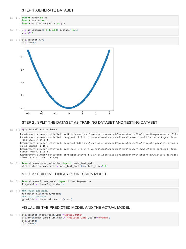 Linear Regression and ANN Model Evaluation | PDF | Estimation Theory ...