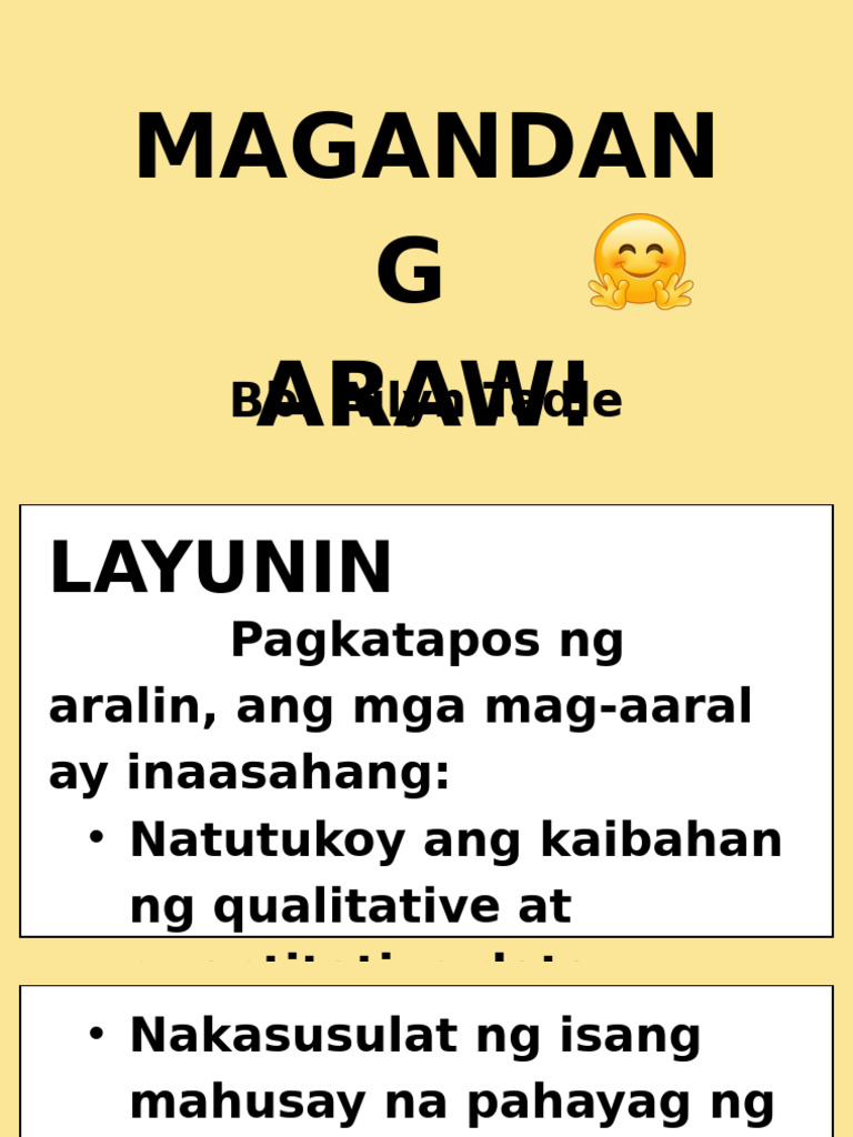Tesis NG Pahayag o Tesis Statement | PDF