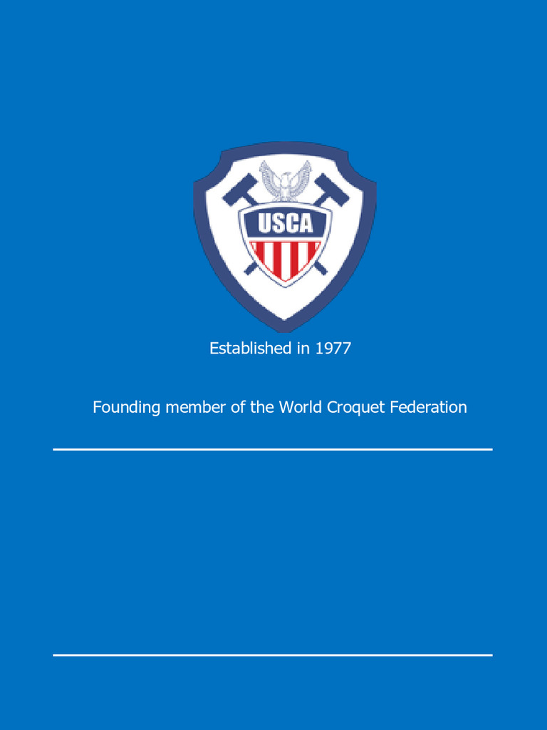USCA American Rules - Revised 2024 | PDF | Sports