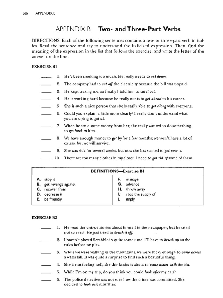 Idioms Extra Practice | PDF