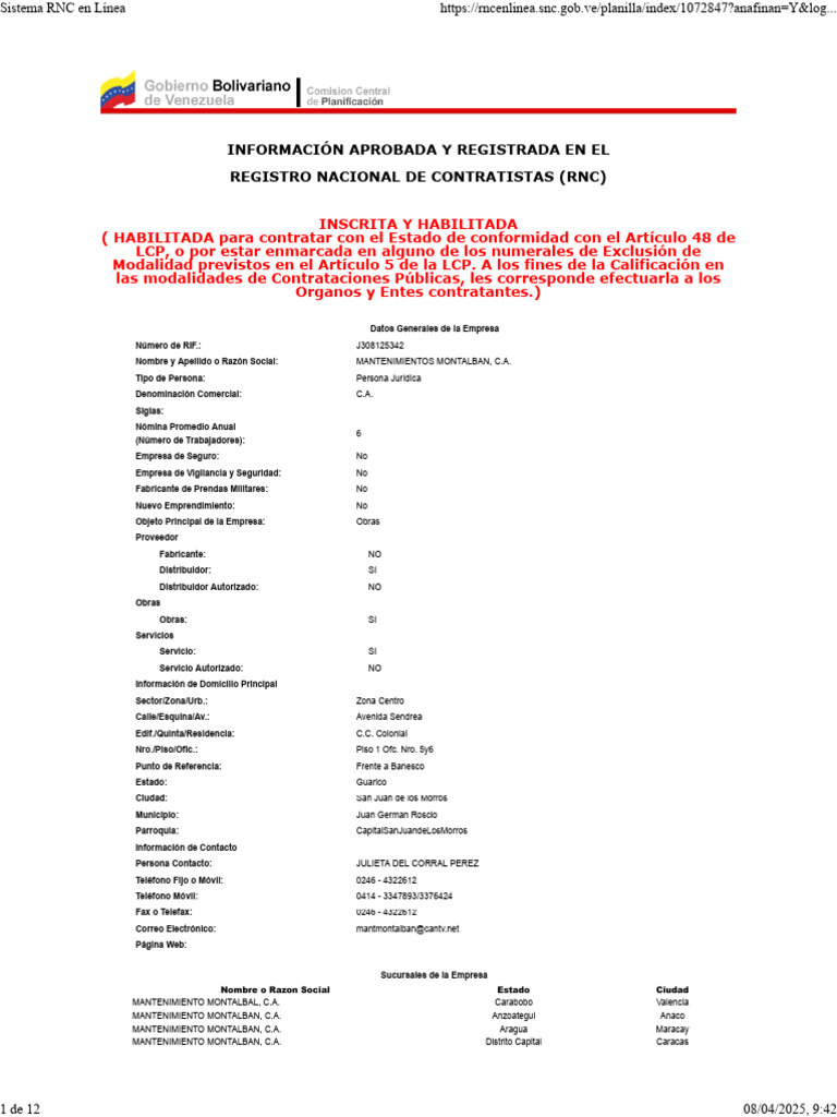 DMM # 4 Sistema RNC en Líneamontalban | PDF | Perforación | Pesticida