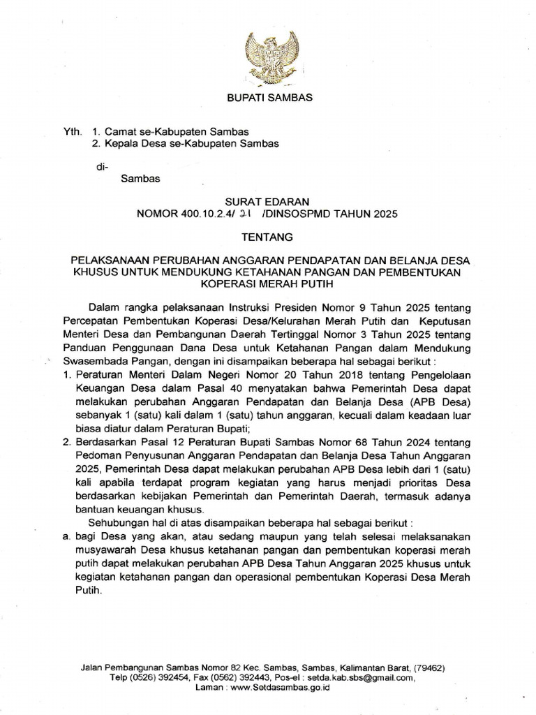 Surat Edaran | PDF