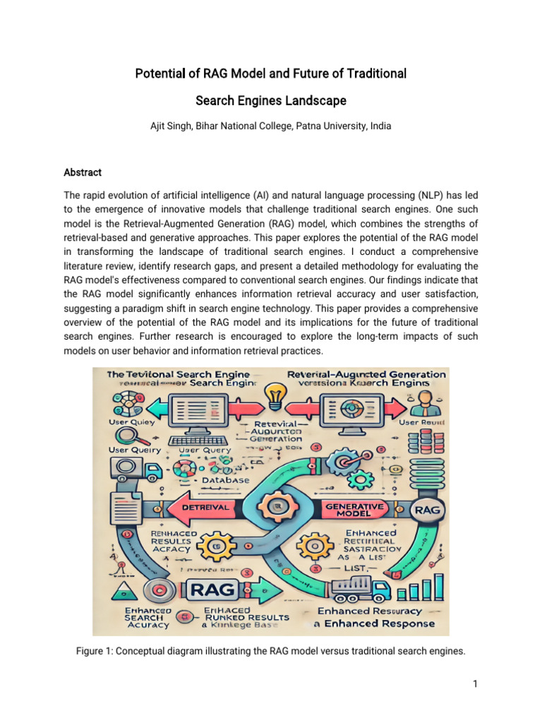 Potential of RAG Model and Future of Traditional | PDF | Survey ...