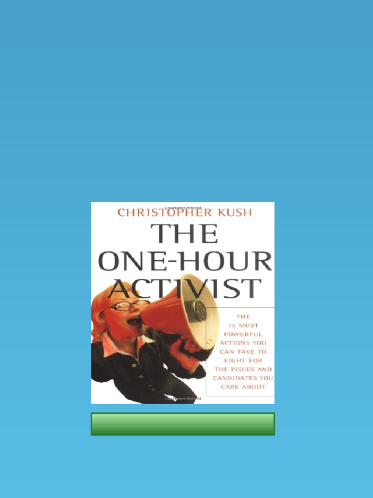 (Ebook) The One-Hour Activist: The 15 Most Powerful Actions You Can ...