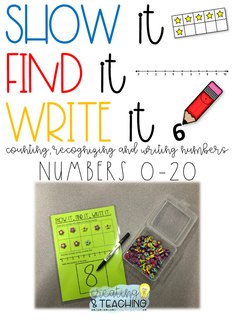 Counting and Writing Numbers 0-20 | PDF