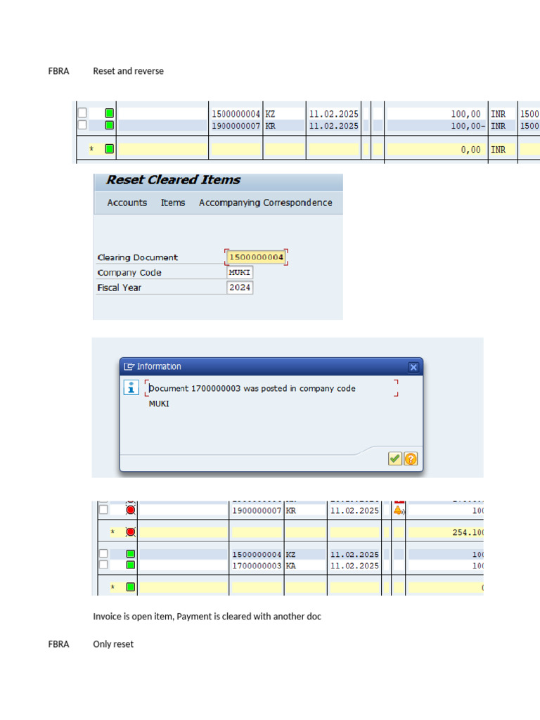 FBRA: Reset and Reverse Process | PDF