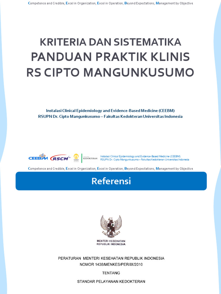 Kriteria Panduan Praktik Klinis PPK | PDF