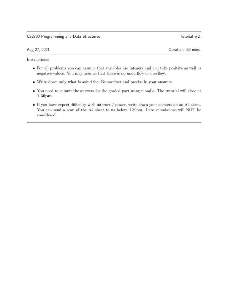 Tut 2 | PDF | Integer (Computer Science) | Computer Architecture